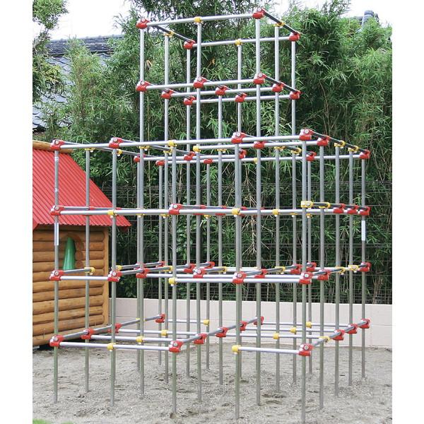 ●寸法／全幅1.72m×全高2.58ｍ×奥行1.72m●ステンレス●本製品は、「遊具の安全に関する規準」JPFA-SP-S：2024に準拠しています。●本製品の鋼材、鋼管は亜鉛メッキ材使用。●※別途基礎工事が必要となる場合がございます。品番...