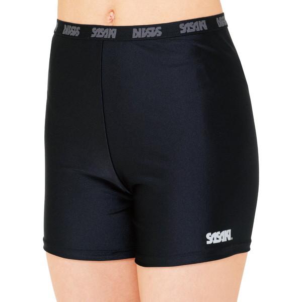 ●ゴム部分をリニューアルし、より快適なフィット感になりました。品番：SG-1342L-B 2分丈スパッツ ブラック商品仕様：●素材：T(EX)送料に関して：【メール便発送送料無料】検索ワード：スパッツ タイツ 2分丈 女性 レディース 体操...