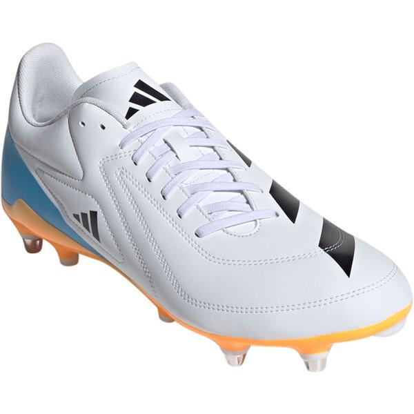 ●どの方向にも、素早く動くことが求められる。●ゲームのスピードが上がるにつれ、プレイヤーは瞬時に反応しなければならないから。●これは、前足部に合成素材を採用した軽量設計のソフトグラウンド用ラグビースパイク。●瞬発的にスピードを上げて走るとき...