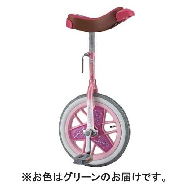 ●もっと可愛く!●カッコよく!●ブリヂストンの一輪車!品番：S-7585 カラー一輪車 14インチ グリーン商品仕様：●サイズ14インチ●重量3.9kg●フレーム：スチール製、ホイール：樹脂製●体重制限65kg ●専用の空気入れ用ノズル付属...