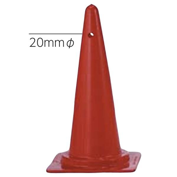 ●カラーポストソフト70のロープ穴付です。品番：K-5319 カラーポストソフト70H赤 5本セット商品仕様：●1組（5本セット）●材質＝軟質ポリエチレン●サイズ＝高70cm×底38cm角●ロープ穴付●穴径＝直径約20mm●カラー＝赤●重量...