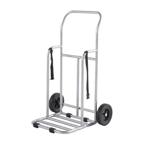 ●カラーコーンの運搬用キャリー。品番：EKA828 コーナーポストキャリー商品仕様：●1台●幅64cm×奥行57cm×高さ106cm●重量：8kg●材質：フレーム/スチール、ベルト/ポリプロピレン●20本積載可能：EKA159・EKA190...