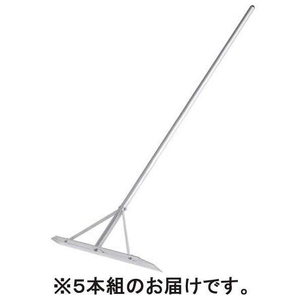 ●軽くて錆びにくいアルミ製のため、耐久性に優れています。●太めの直径3.2cmパイプを採用した、幅80cmの平タイプの組み立て式オールアルミレーキです。品番：EKU394 オールアルミレーキ平80組立式  5本組商品仕様：●5本組●長さ18...