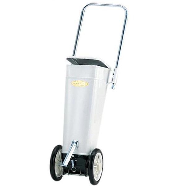 メーカー品番：D-18　　商品仕様：●ライン幅：10ｃｍ ●容量：9L ●底部開閉式 ●粉止機能付 ●柄の高さ：97ｃｍ ●日本製