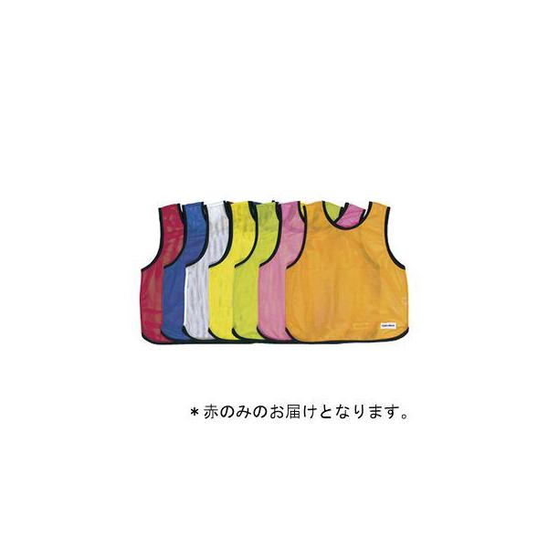 メーカー品番：B-3595R　　商品仕様：●カラー：赤 ●枚 ●ジュニア用 ●無地 ●縦52×横45cm ●重さ45g/枚 ●ポリエステルメッシュ
