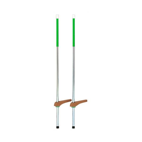 メーカー品番：T-2465G　　商品仕様：●カラー：緑 ●重さ2.1kg/組 ●長さ150cm ●補助足付 ●STマーク ●足台は高さ調節自在の強化プラスチック採用 ●主材スチールパイプ28mm ●肉厚0.7mm ●適正年齢4才以上 ●体重...