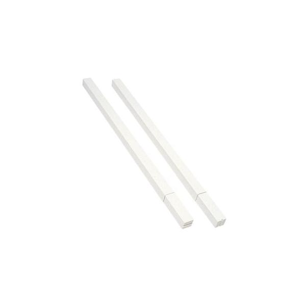 メーカー品番：B-3432　　商品仕様：●2本1組 ●高さ107cm ●重さ3.5kg/組 ●テニスシングルコート用補助ポール ●木製ヒノキ5cm角