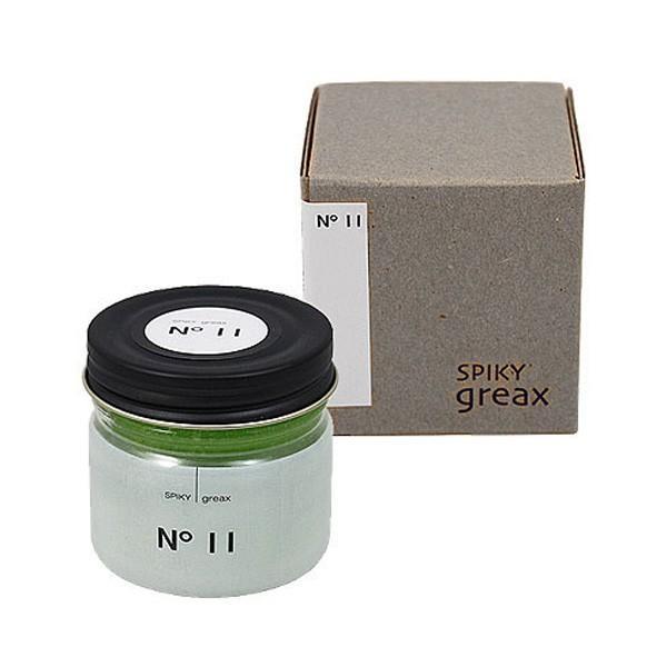 ■全品送料無料(5400円以上)イリヤコスメティクススパイキーグリークス 60gグリース＋ワックス、良いとこ取りのハイブリットスタイリング剤!!シャンプーで簡単に洗い流せるので髪や頭皮に優しい。スパイキーグリークス 11■ワックス１：グリー...
