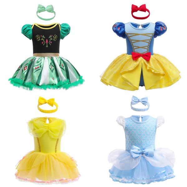 〇選べるデザイン４種類♪♪大人気ディズニープリンセスのとっても可愛いベビーコスチューム リボンセット☆☆〇お誕生日やクリスマスのギフト・ハロウィンなどの仮装イベントにもピッタリ♪♪是非お子様を誰よりも素敵なお姫様に変身させてあげてください(...