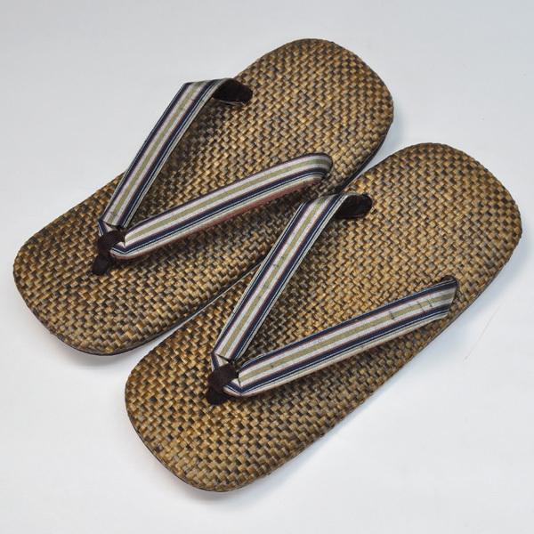 ◆ご注文前にお読みください◆※メーカーの生産上の都合により、　予告なく鼻緒の使用生地が変更になる場合がございます。　いずれも落ち着いた色調がメインの縞生地にはなりますが、　例外や、画像と異なる場合がございますこと、　あらかじめご了承ください...