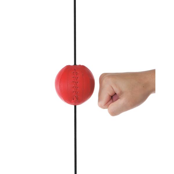 遊び感覚でトレーニングができます。動体視力、感覚、タイミングを養うことができます。2リットル程度の水入りペットボトルで簡単に固定できます。柔らかいので拳に柔らかく、お子様でも安心。高さ調整も簡単です。【サイズ】φ7x7cm【カラー】レッド【...