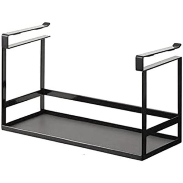 【発売日：2024年04月02日】ブラックカラーのスタイリッシュなデザインで、お部屋のインテリアにも合わせやすいです。クローゼットの上に取り付けるだけで、調味料ボトルやキッチンツールの収納スペースを簡単に増やすことができます。穴を開ける必要...