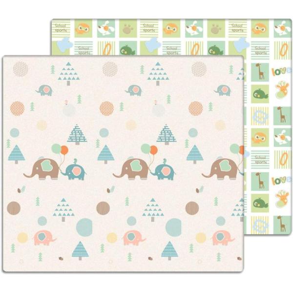 【発売日：2024年03月14日】水ベビープレイマット：マット表面に防水加工があるので、汚れがあっても濡れ雑巾で簡単に拭く。赤ちゃんが歩行や遊びを学ぶ時に役立つ。年持ち可能：マット表面直接染色ではなく、フィルム熱着方式で、長年を使用しても褪...