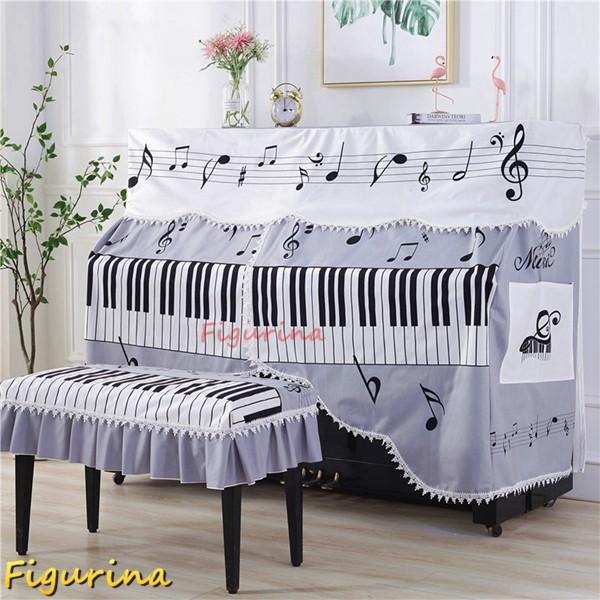 【発売日：2023年02月28日】【おしゃれ】繊細な音符柄をプリントした北欧調ピアノカバーです。可愛い外観、厚地でしわになりにくてよい懸垂感を持つ。大切なピアノの保護をしつつ、お部屋のアクセントにもなる素敵なアイテムです。【サイズ】ピアノカ...