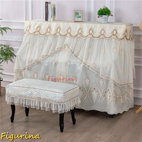 【発売日：2023年02月28日】【刺繍デザイン】繊細な刺繍がエレガントで素敵です。おしゃれな外観、厚地でしわになりにくてよい懸垂感を持つ。大切なピアノの保護をしつつ、お部屋のアクセントにもなる素敵なアイテムです。【サイズ】ピアノカバー：間...