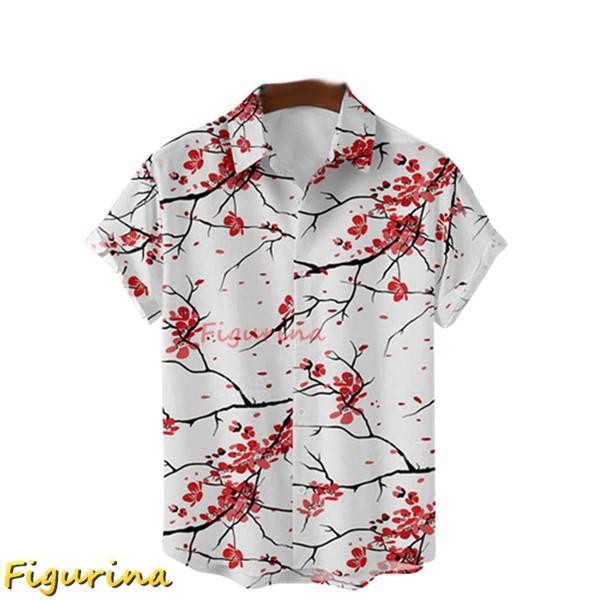 【発売日：2023年04月10日】【いい着用心地】軽くて動きやすく、着心地が良くて、通気性もすばらしいシャツ、汗を早く吸収して乾燥も早いので快適に過ごせます。【ファッション】おしゃれな桃花柄で、ファッションスタイルを演出、ゆったりサイズなの...
