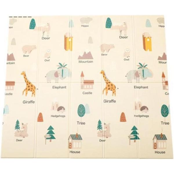 【発売日：2024年03月14日】全材質使用：子供にやさしい無毒無臭のXPE高密度安全素材を使用するベビーマットです。ホルムアミド、フタル酸、BPA、または鉛が含まれていません。ハイテクノロジ?コーティング技術も生かして、柄色の褪色がしませ...