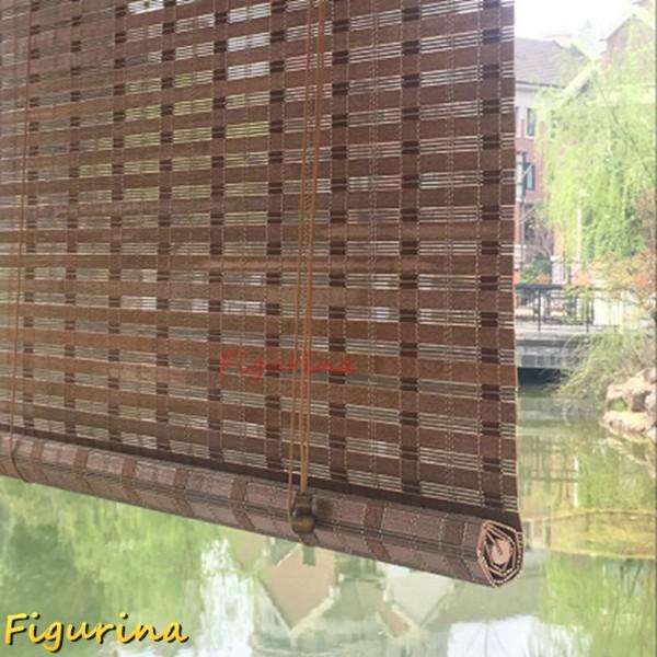 【発売日：2023年06月12日】【素材】100% リード カーテン ナチュラル カーテン、環境に優しく、健康です。ローラー シャッター機能: 横引きロープ。適用: 屋内および屋外のローラー ブラインド。【取り付け簡単】屋内外に設置できる縦...