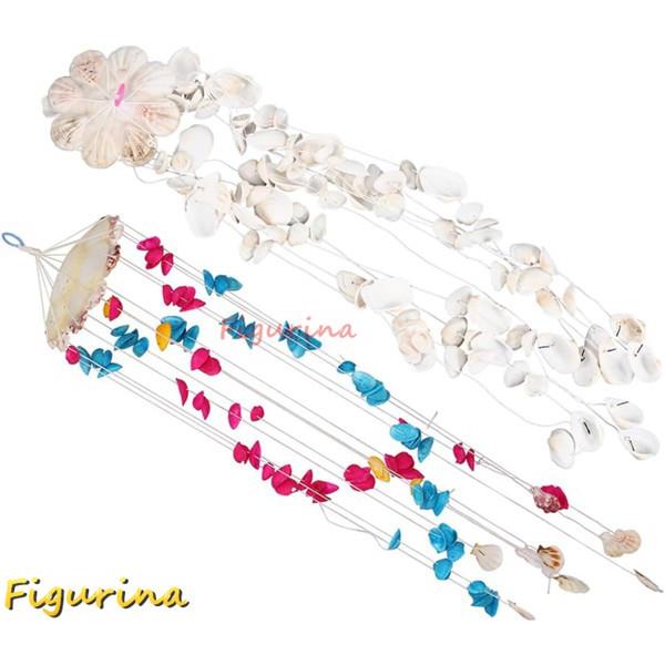 【発売日：2025年03月10日】ミラーシェル風鈴：家庭用風鈴は耐久性があり、丈夫で、変形したり壊れたりしにくく、庭のパティオの記念碑です。風鈴:丁寧に作られた風鈴ペンダントは、小さな写真の小道具として最適で、家の装飾やドアの風鈴としても使...