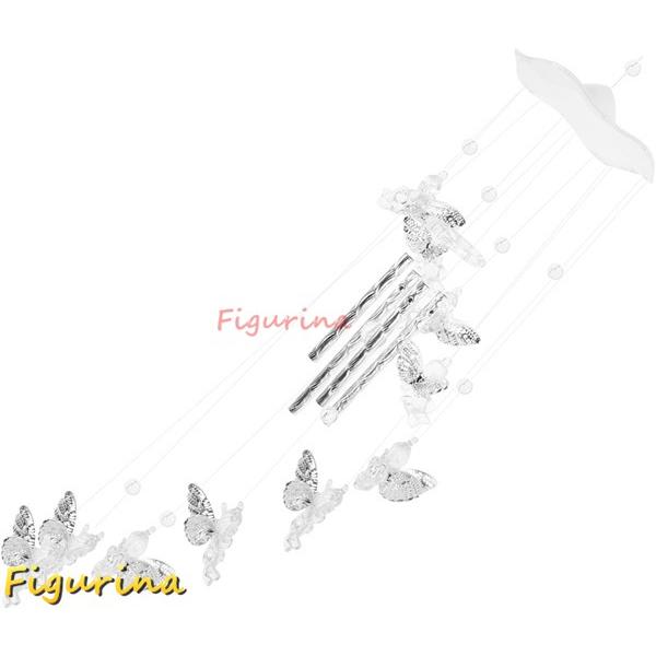 【発売日：2025年03月10日】バルコニー吊り風鈴-ユニークでシックな鐘の外観、本当に創造的で斬新、繊細な装飾、風鈴風鈴ペンダント-重量が軽く、どこにでも吊るすことができ、使いやすい、家庭用風鈴窓吊り装飾-スト付きで、アクリル風鈴は飾りた...