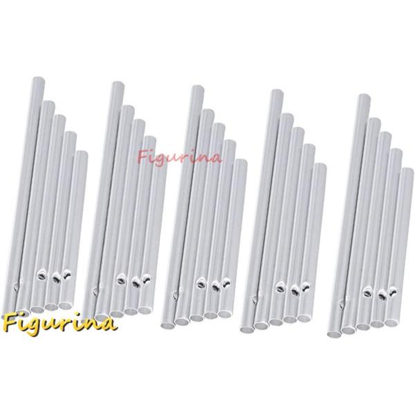 【発売日：2025年03月10日】風鈴作り用のチューブ：これらの空のチューブセットは、小さなスペースで装飾、風音チューブとして使用できます。中空風鈴管:アルミニウム素材で作られており、錆びにくく、風鈴の管と棒です。風鈴パイプ：各パッケージに...