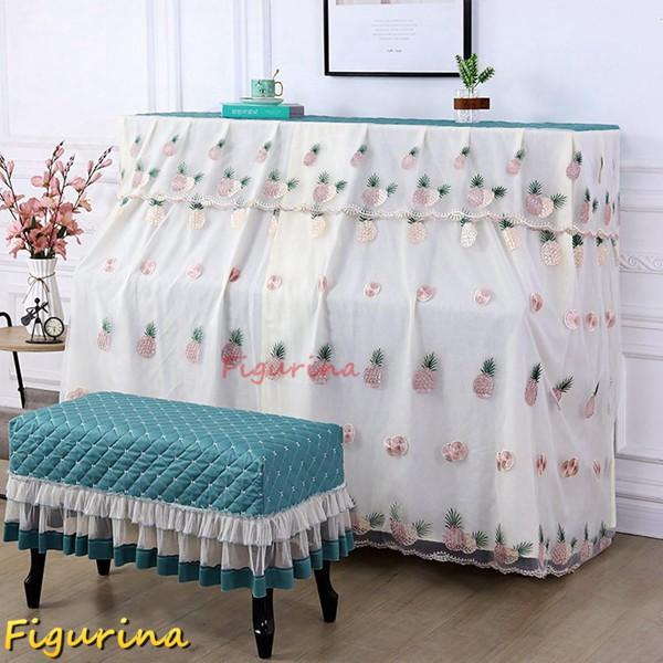 【発売日：2024年06月28日】【刺繍デザイン】繊細なパイナップル刺繍がエレガントで素敵です。おしゃれな外観、厚地でしわになりにくてよい懸垂感を持つ。大切なピアノの保護をしつつ、お部屋のアクセントにもなる素敵なアイテムです。【オススメ】大...