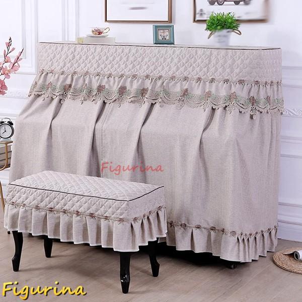 【発売日：2024年06月28日】【多機能】ピアノの装飾としても使用することができます。あなたの良い味を満たすために、古典的で美しい外観です。カーテンのようなデザインは、ピアノを弾きたいときにカバーを取り外す必要はありません。【サイズ】ピア...