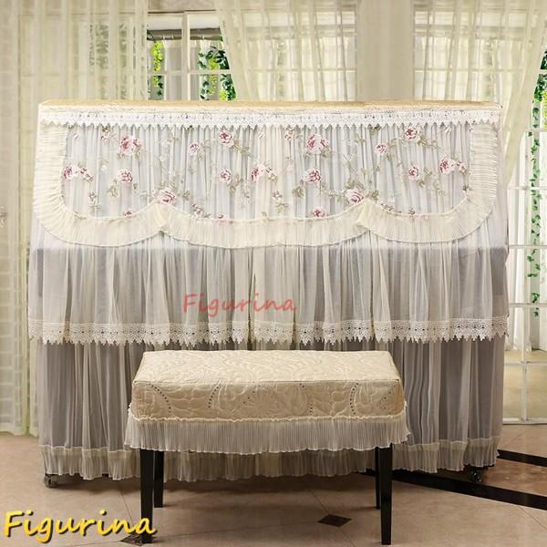 【発売日：2024年06月28日】【素材】レース。滑らかな肌触り、豪華で高級な品質、静電気防止素材がピアノの木製部品に太陽光および紫外線、傷や埃からピアノに完全な保護を提供します。【絶妙なギフト】可愛くて、独特の外観、柔軟、豊満な風合い肌触...