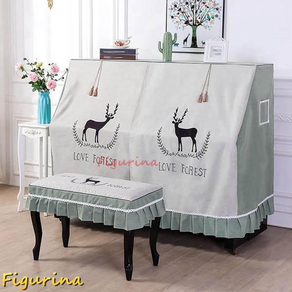 【発売日：2024年06月28日】【可愛い図案】すごく可愛い図案を印刷した。色は褪せにくいです。大切なピアノの保護をしながら、部屋の飾って、雰囲気を変えます。使用する時、カバーを外すことが必要ないです。【オススメ】大切なピアノの保護をしつつ...