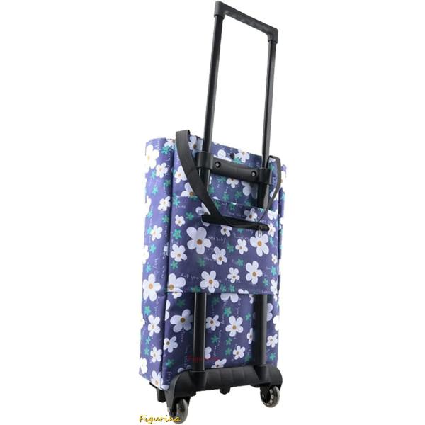 【発売日：2024年06月29日】【使いやすいデザイン】：このショッピングトロリーは、快適さと使いやすさのバランスが絶妙で。また、デュアルフックが付属して、余分なバッグを吊るすのに多くの利便性をもたらしています。【耐久性】：買い物用キャリー...