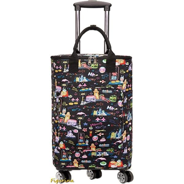 【発売日：2024年06月29日】【両用スタイル】：機内持ち込み可能なキャスター付きの買い物カートです。軽量大容量のローラー付きのお洒落なトロリーバッグです。【高品質素材】:手押しカート四面通気性良い、デザインは空気が自由に流れることができ...