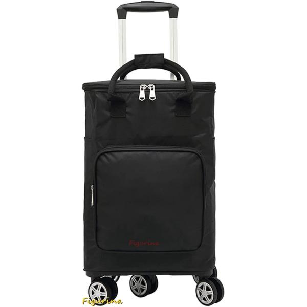 【発売日：2024年06月29日】【折り畳み式荷物運びキャリーカート】：食料品カート、急なお買い物やバーベキュー食材の運搬などで使わない時は小さく折りたためます。とっても軽量でコンパクトなキャリーバッグ！【耐久性素材】：ショッピングカート高...