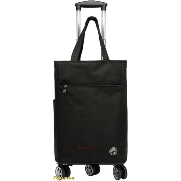 【発売日：2024年06月29日】【折り畳み式荷物運びキャリーカート】：食料品カート、急なお買い物やバーベキュー食材の運搬などで使わない時は小さく折りたためます。とっても軽量でコンパクトなキャリーバッグ！【高品質素材】:手押しカート四面通気...