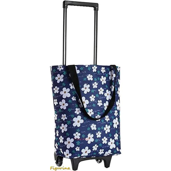 【発売日：2024年06月29日】【両用スタイル】：機内持ち込み可能なキャスター付きの買い物カートです。軽量大容量のローラー付きのお洒落なトロリーバッグです。【耐久性】：買い物用キャリーカート厳選された素材で精巧に作られたショッピングトロリ...