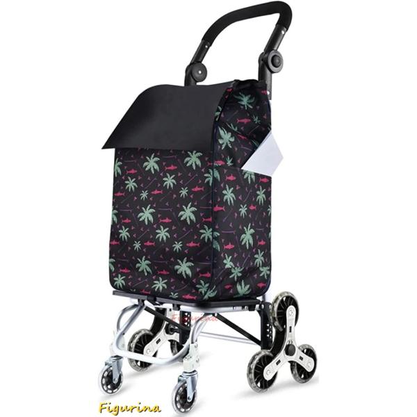 【発売日：2024年06月29日】【適用範囲が広い】:買い物客、学生、オフィスワーカーなど、あらゆるの人々が使用するために必要なファッショナブルなコンビニバッグ。ショッピングカート折りたたみ、アイテムをすばやく簡単に追加できる、環境にやさし...