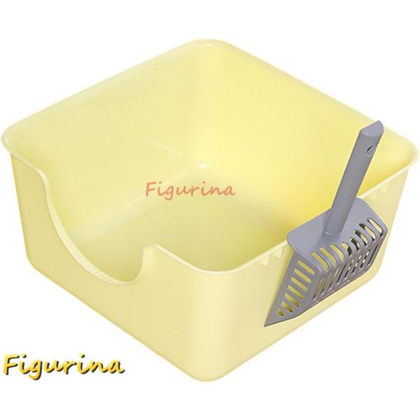 【発売日：2025年02月12日】【高品質素材】猫用トイレは高品質のPP素材で作られており、表面は滑らかで、落下に強く、損傷しにくく、長期間使用できます。【お手入れ簡単】滑らかな内壁を備えたハイサイド猫用トイレ、シンプルな構造、お手入れが簡...