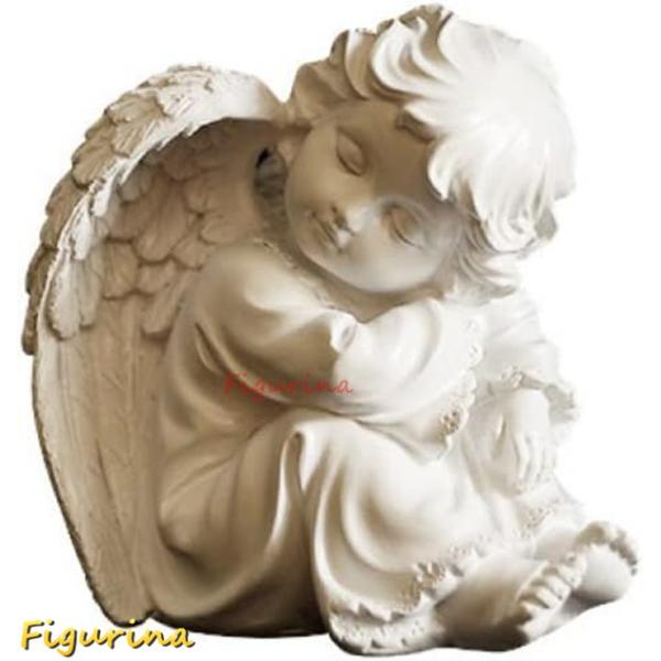 【発売日：2024年08月04日】両手を合わせ頬にあて瞳を閉じてほほ笑む愛らしい天使のオブジェです。真っ白なかわいい天使の像はやさしい表情でほほえみ、見ているだけでも癒される、素敵な置き物です。結婚式、誕生日、休日、記念日、クリスマス、新築...