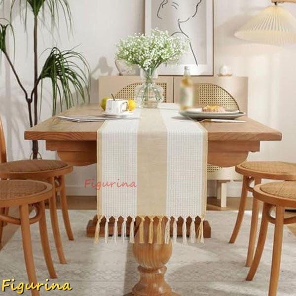 【発売日：2024年10月29日】美しいデザイン：軽量かつ耐久性があり、折りたたみ可能でコンパクトなテーブルランナーは、絶妙な職人技と豊かな色彩があなたの家を新しく彩ります。手で優しく洗浄してください。長過ぎてソークしないで、いずれかのお湯...