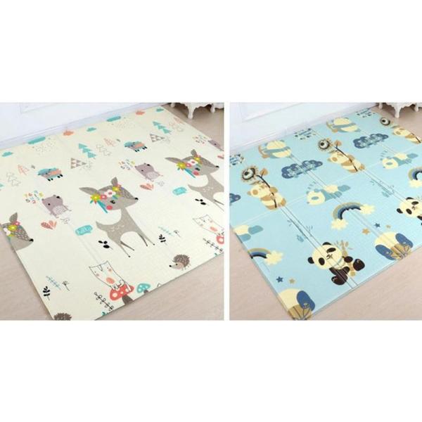 【発売日：2024年03月14日】り畳み式?両面使用可：軽量化設計で、遊ぶ時だけ取り出せたり収納簡単?片付けもラクラク。両面に違う柄をプリントしているので、お子様の成長やお部屋のインテリアに合わせて模様替えもできて便利。また、カラフルなデザ...