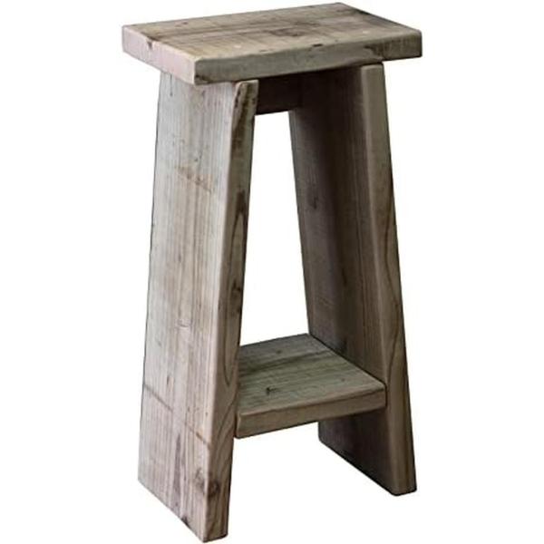 【発売日：2024年04月11日】リサイクル素材のOLD ASHIBA（足場板古材）を使用し、丈夫で軽量な踏み台。素材：OLD ASHIBA（足場板古材）洗面台まで手が届かない時にも使えるちいさな子供用踏み台。アンティーク風デザインで、おし...