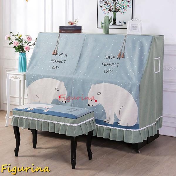 【発売日：2023年02月20日】【多機能】ピアノの装飾としても使用することができます。あなたの良い味を満たすために、古典的で美しい外観です。カーテンのようなデザインは、ピアノを弾きたいときにカバーを取り外す必要はありません。【サイズ】ピア...