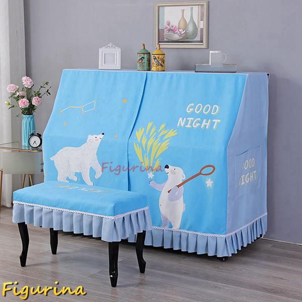 【発売日：2023年02月28日】【可愛い図案】すごく可愛い図案を印刷した。色は褪せにくいです。大切なピアノの保護をしながら、部屋の飾って、雰囲気を変えます。使用する時、カバーを外すことが必要ないです。【サイズ】ピアノカバー：間口148-1...