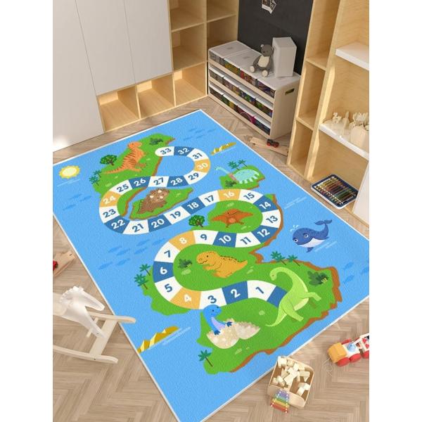 【発売日：2024年03月14日】【知育カーペット】子供用のABCラグはかわいいパターン、ABC文字、数字、単語。親は赤ちゃんに素晴らしい遊びながら学習を教えることができ、赤ちゃんの学習啓発を促進します。可愛い動物を見て指で触れて、子供がき...