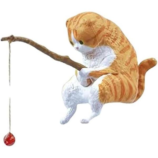 【発売日：2024年04月01日】コンパクトで持ち運びが簡単。自宅やオフィス、デスクにもぴったりのサイズです。かわいい猫のフィギュアは、日常の癒しやアクセントにぴったり。おしゃれな雰囲気を演出してくれます。かわいくて面白い猫のフィギュアは、...