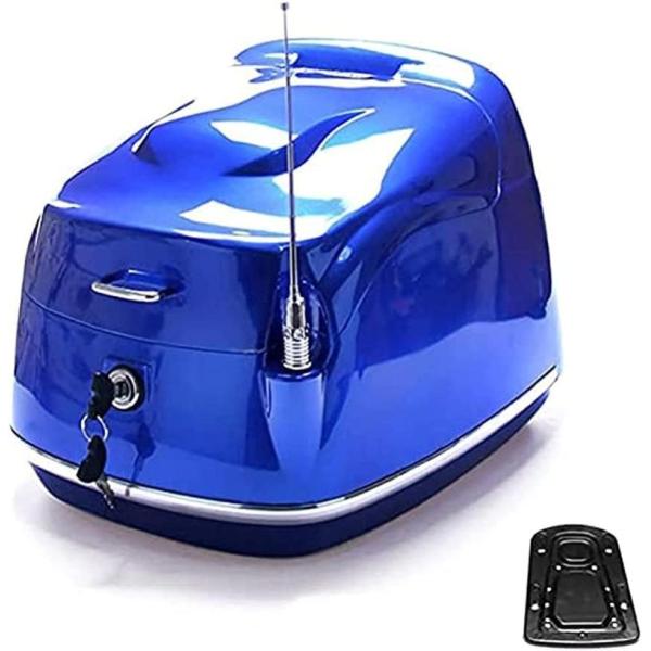 【発売日：2024年04月15日】【仕様】:リアボックス（トップケース）【サイズ】: 41cm×38cm×34cm 重量: 4kg。【対応車種】：リアキャリア装着車でしたら多くの車両にご使用可能です。【利点】：防水、雨の日でも安心；鍵付き、...