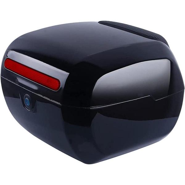 【発売日：2024年04月15日】収納スペース-テールボックスには大容量の収納スペースがあり、ヘルメット/レインコート/傘/ハンドバッグなどのアイテムを簡単に収納できます。 サポートグリルを備えた自転車、モペット、オートバイに適しています。...