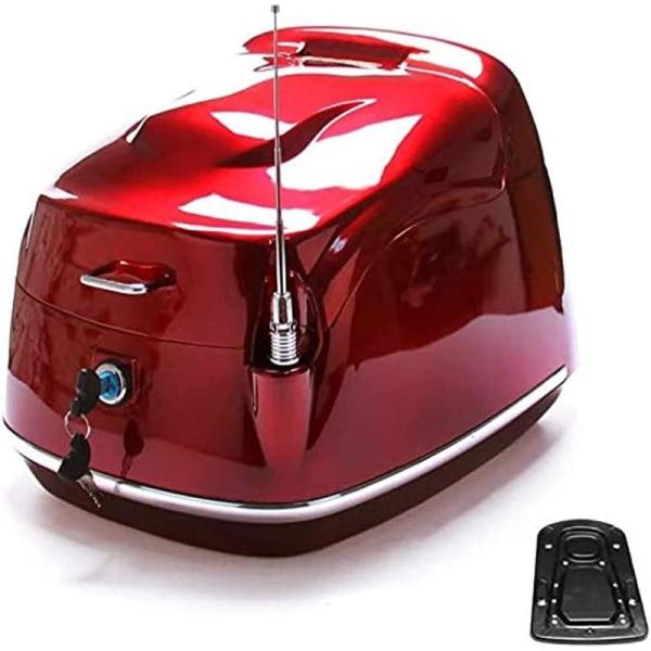 【発売日：2024年04月15日】【仕様】:リアボックス（トップケース）【サイズ】: 41cm×38cm×34cm 重量: 4kg【対応車種】：リアキャリア装着車でしたら多くの車両にご使用可能です。【利点】：防水、雨の日でも安心；鍵付き、物...