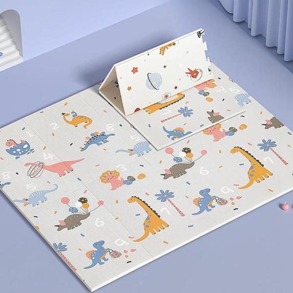 【発売日：2024年03月14日】年持ち可能：マット表面直接染色ではなく、フィルム熱着方式で、長年を使用しても褪色しません。衝撃：密度が高く弾力もあるXEP素材で作られた赤ちゃんマットは、キズ、衝撃に強く、寝転がっても痛くなりにくいのが特徴...