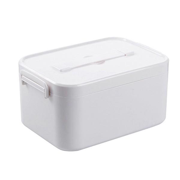 【発売日：2023年02月20日】【多用途】薬やマスクの収納はもちろん、ケーブル、充電器、ペン、メガネ、化粧品、文房具などの小物の収納にもオススメします。持ち手付き、家に利用だけでなく、薬品を入れて、応急品として出張やキャンプなどのアウトド...