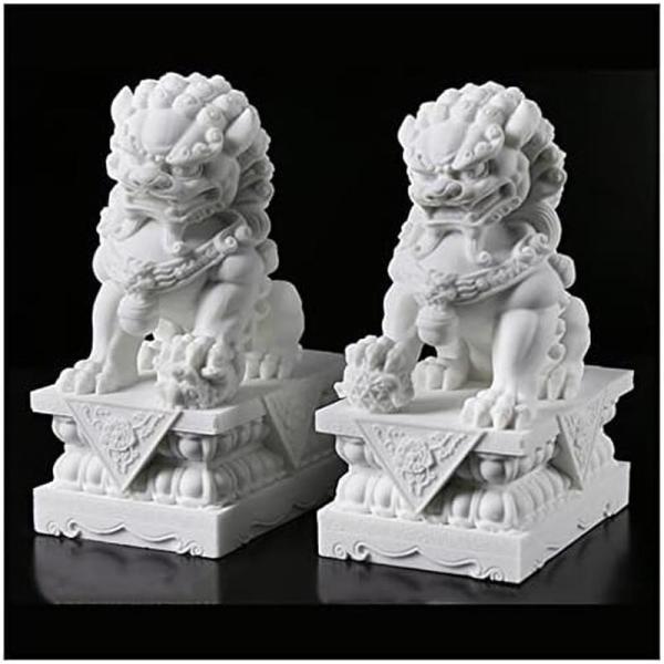 【発売日：2024年04月01日】伝統的な中国風の「北京のライオン」像は、陰と陽のバランスを象徴し、悪魔から守ってくれると言われています。引っ越し祝いや新年のギフトに最適です。サイズやデザインのカスタマイズも可能です。ご希望のサイズやデザイ...